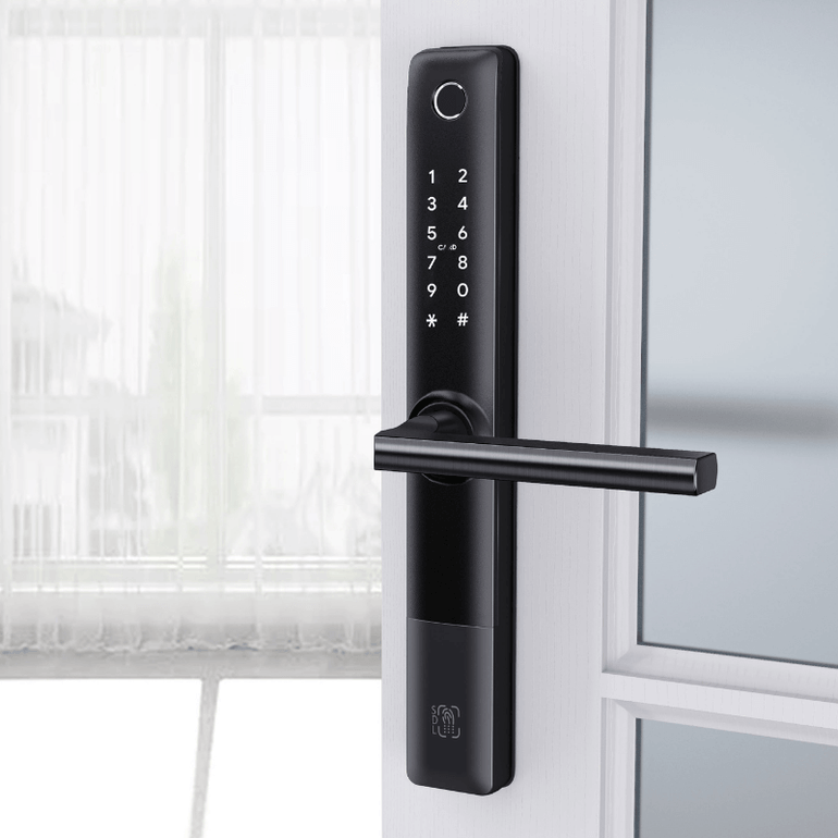 Slim Smart Door Locks with Fingerprint and Bluetooth for Narrow Doors ...