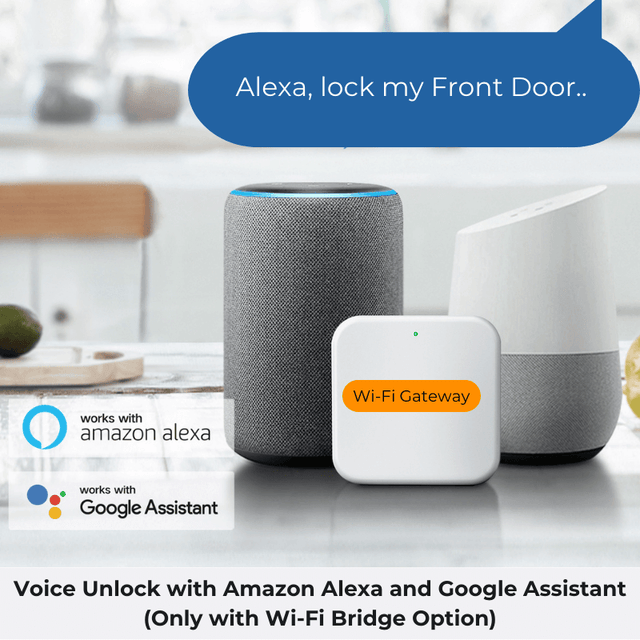 5-in-1 Smart Front Door Lock Push/Pull with Bluetooth Fingerprint ...